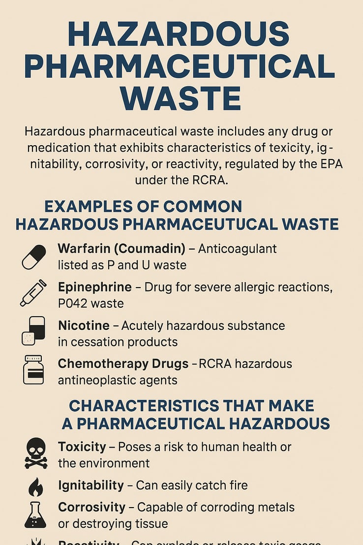 Pharmaceutical Waste Disposal & Management Guide for Healthcare Facilities