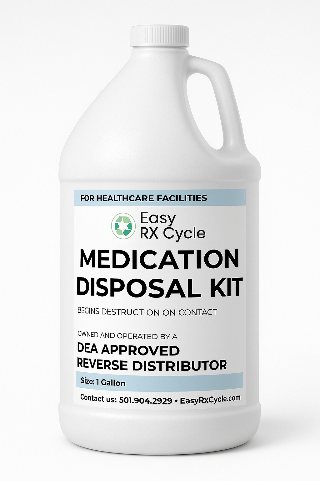 Safe, DEA-Compliant Medication Disposal Kit for Healthcare | Easy Rx Cycle